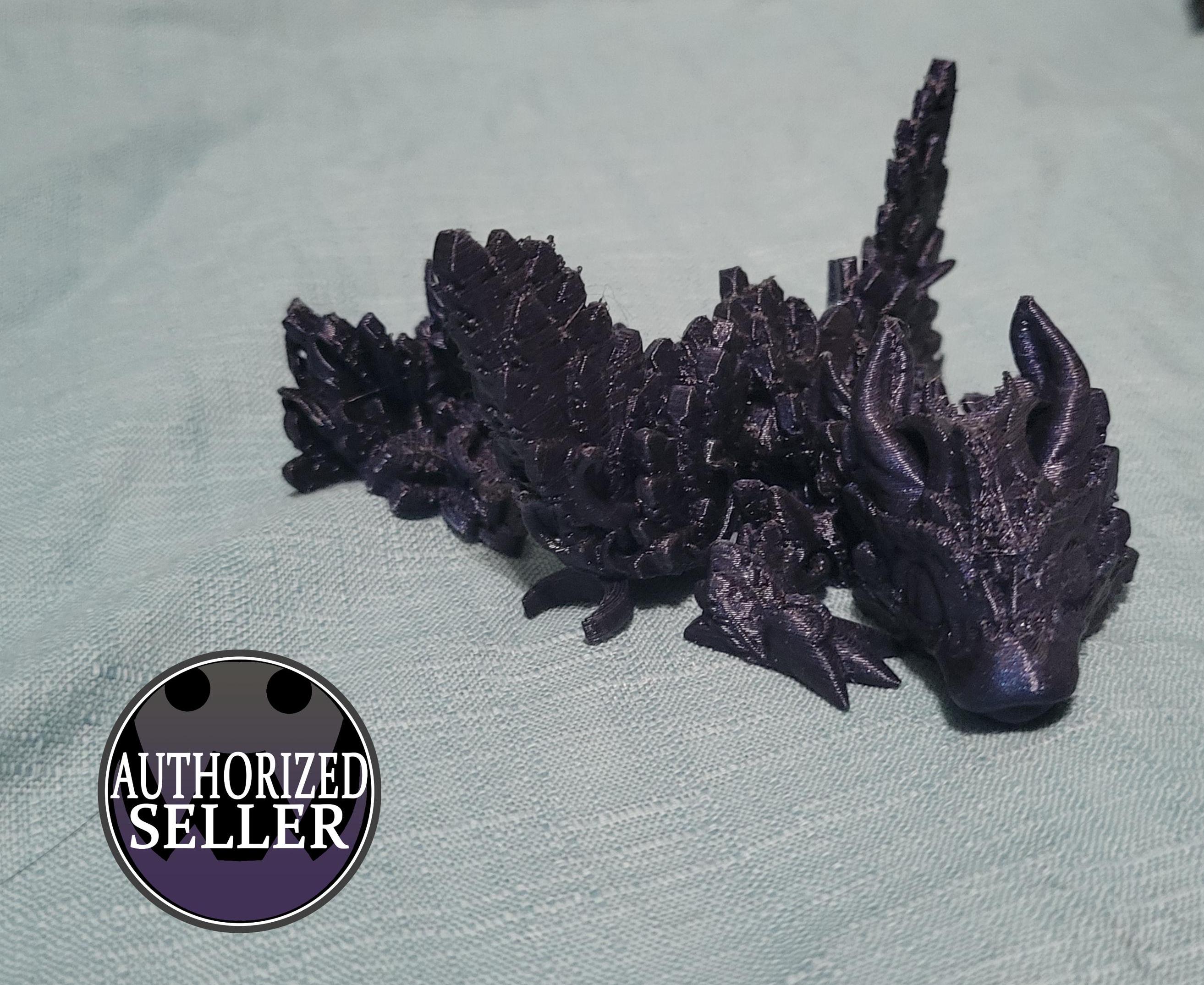 Lunar Winged Dragon | Cinderwing 3D - Etsy
