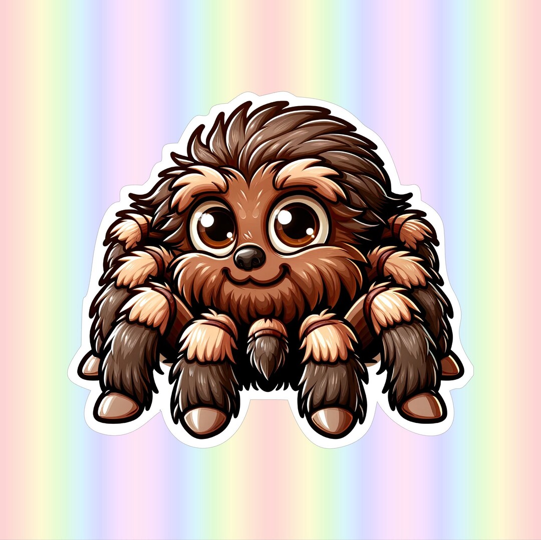 3" Cute Tarantula Sticker * Vinyl Sticker * Hydro Flask Sticker * Water ...