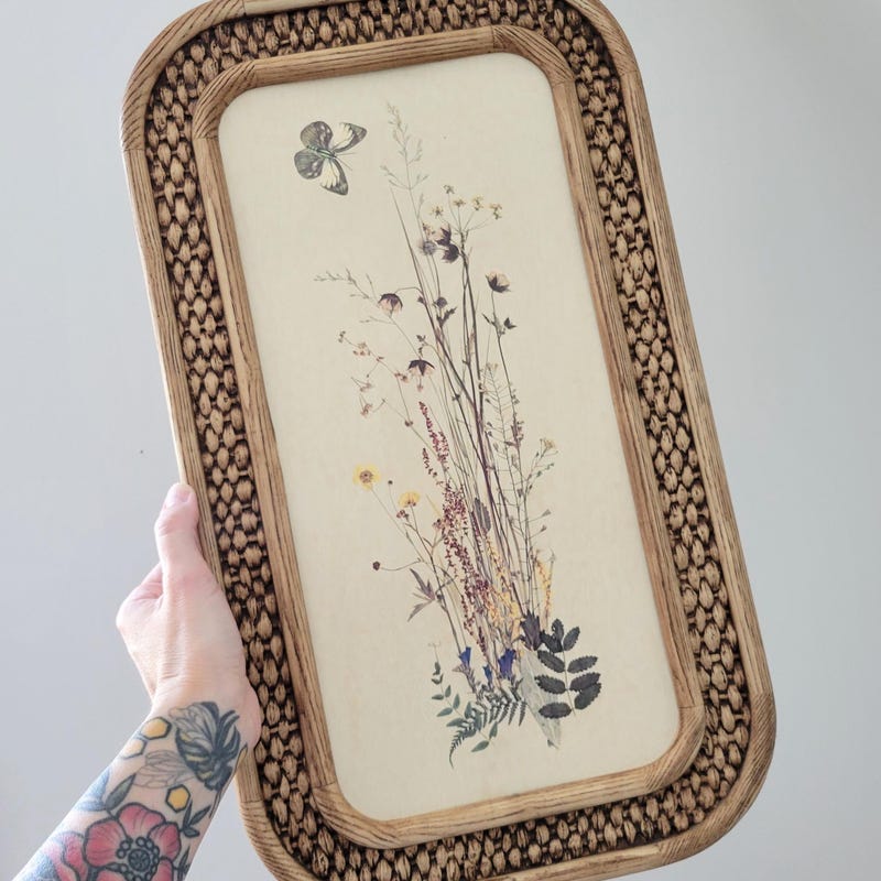 Rattan Wall Art - Etsy