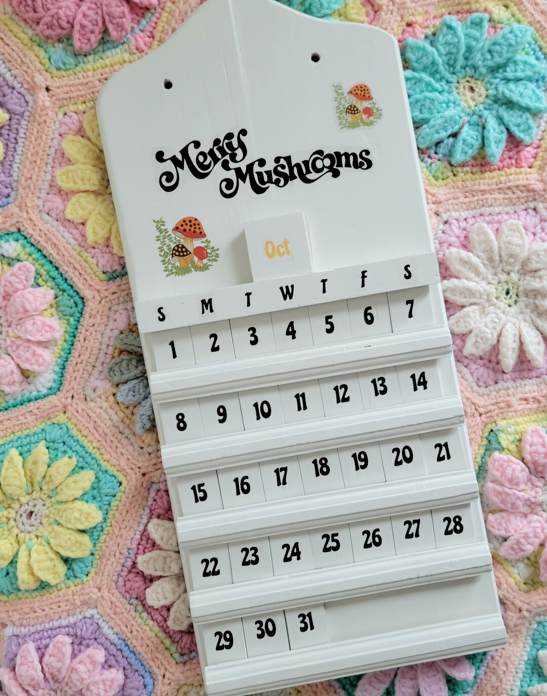 Vintage Upcycled Merry Mushroom Style Wood Spice Set Rack Mid - Etsy