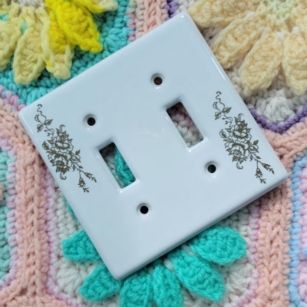 Floral Switch Plate - Etsy