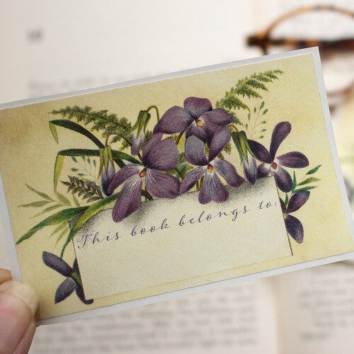 Custom Bespoke Personalized Bookplates Stickers / Bookplate - Etsy