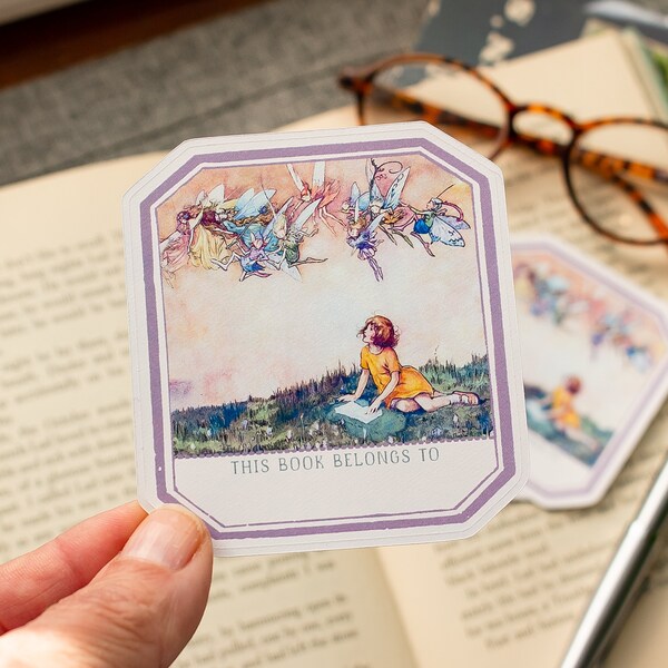 Fairy Book Plate - Etsy