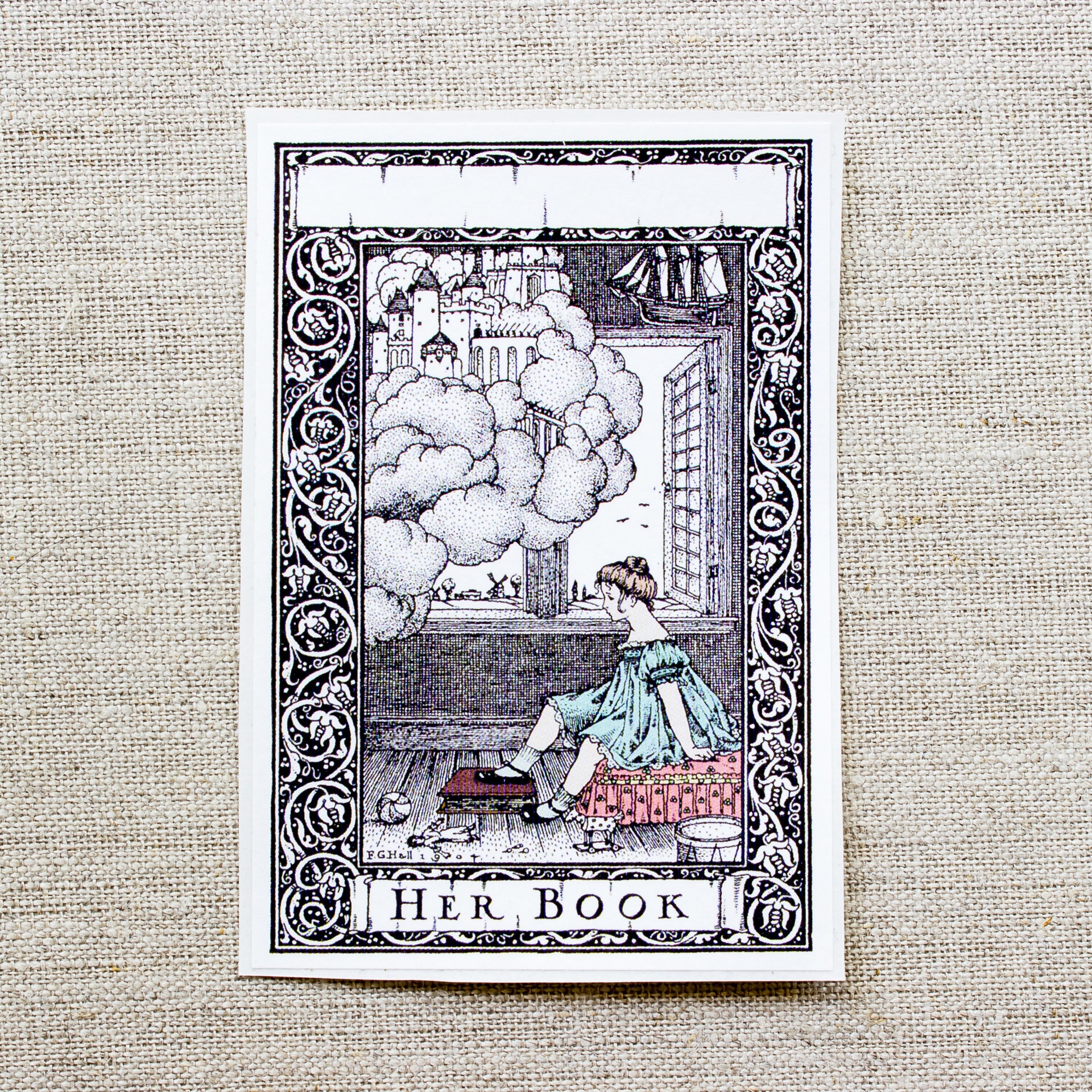 Fairy Tale Bookplate Stickers Fairy-tale Bookplates Ex | Etsy