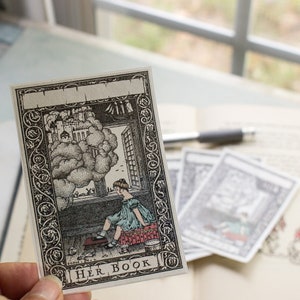 Fairy Tale Bookplate Stickers - Fairy-tale Book Plates - Personalized ...