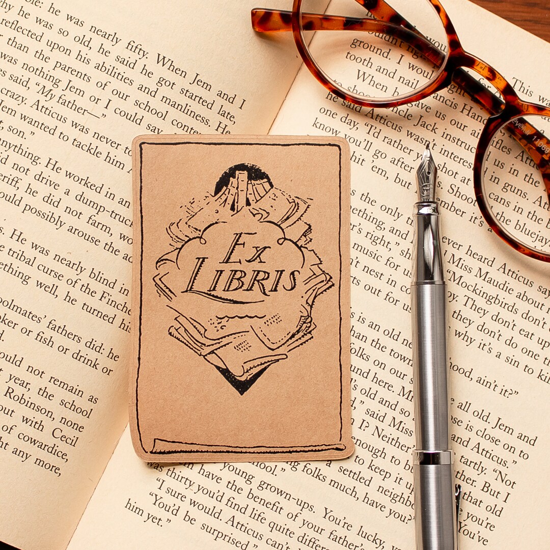 Personalized Book Plate Set - Bookish Gift for Teacher - Customized ...