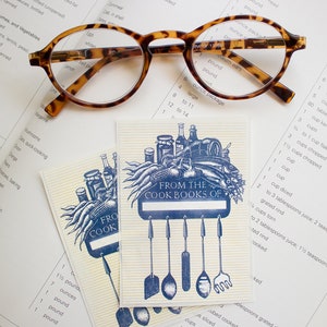 Cookbook Bookplates - Custom Book Plates - Farmers Market Bookplate ...