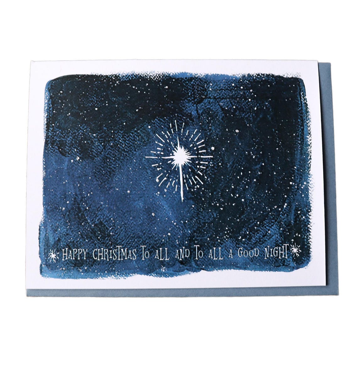 Celestial Christmas Card: Galaxy Holiday Greeting - Etsy