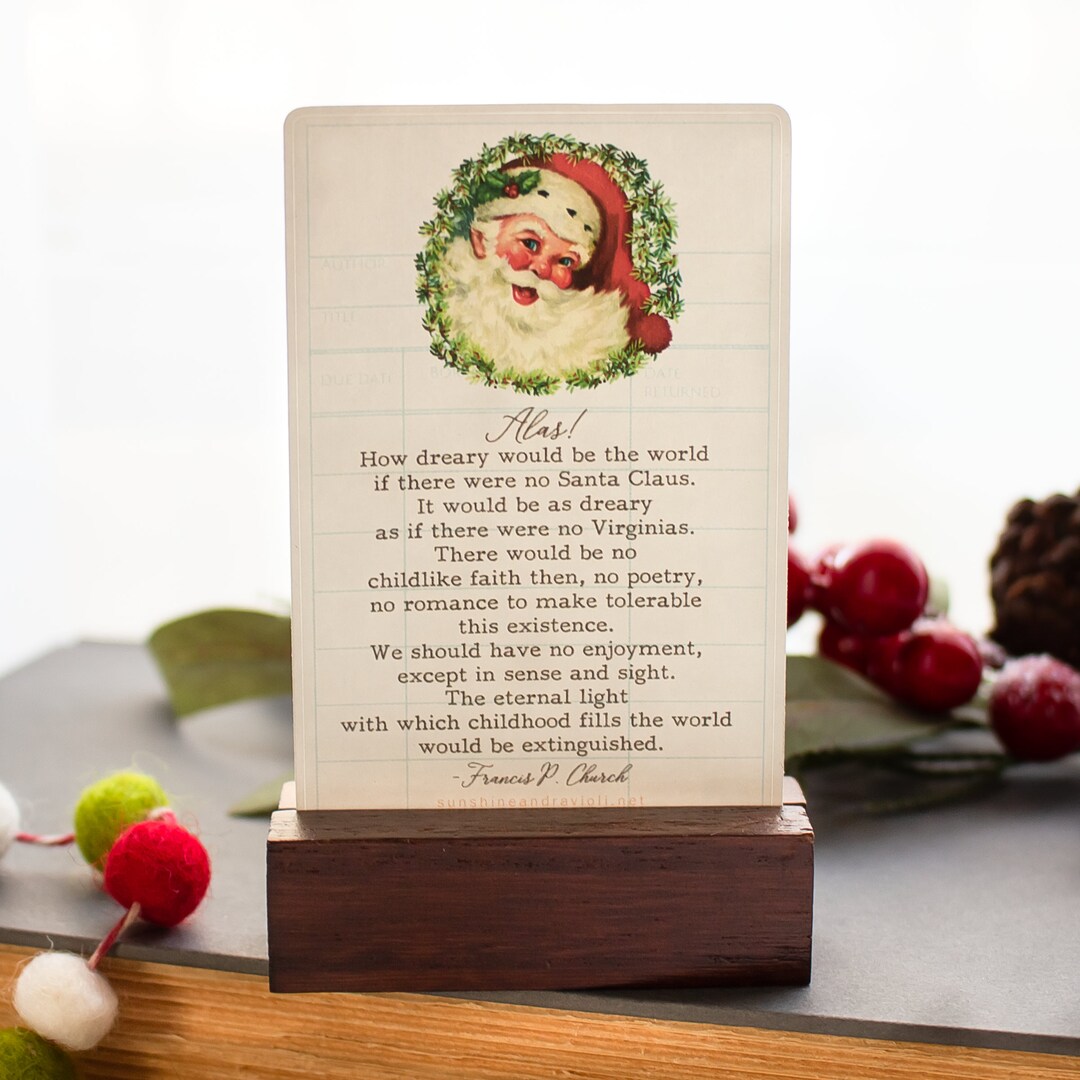 Christmas Quote Stickers Seasonal Sticker Set for Readers Santa Claus ...