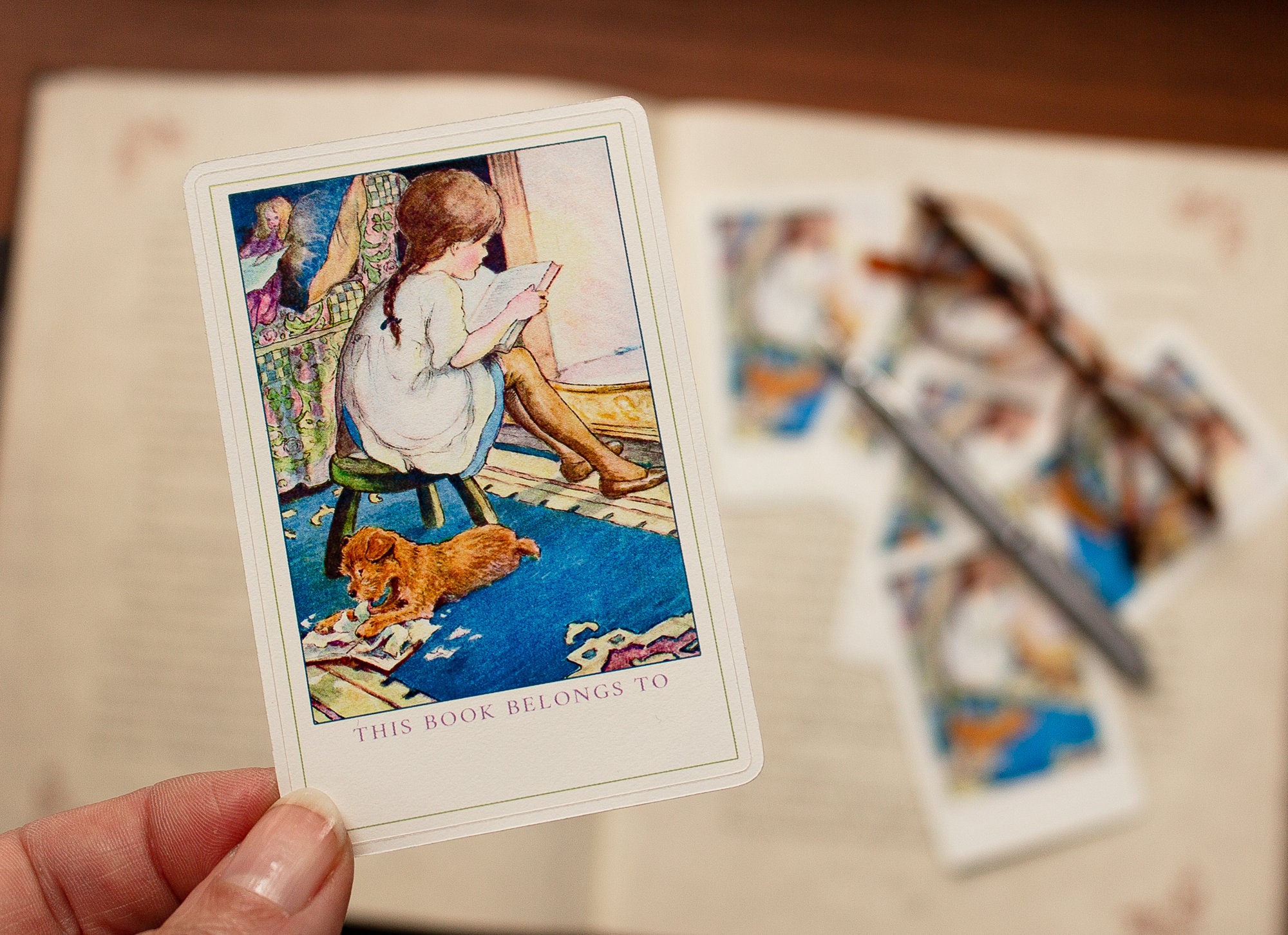 Personalized Book Plates for Girls Custom Birthday Gift for | Etsy