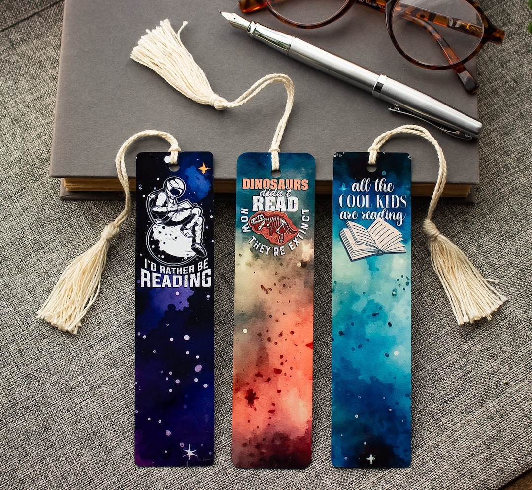 Kids Bookmark Set , Metal Bookmark , Bookish Gift , Bookish Gift for ...