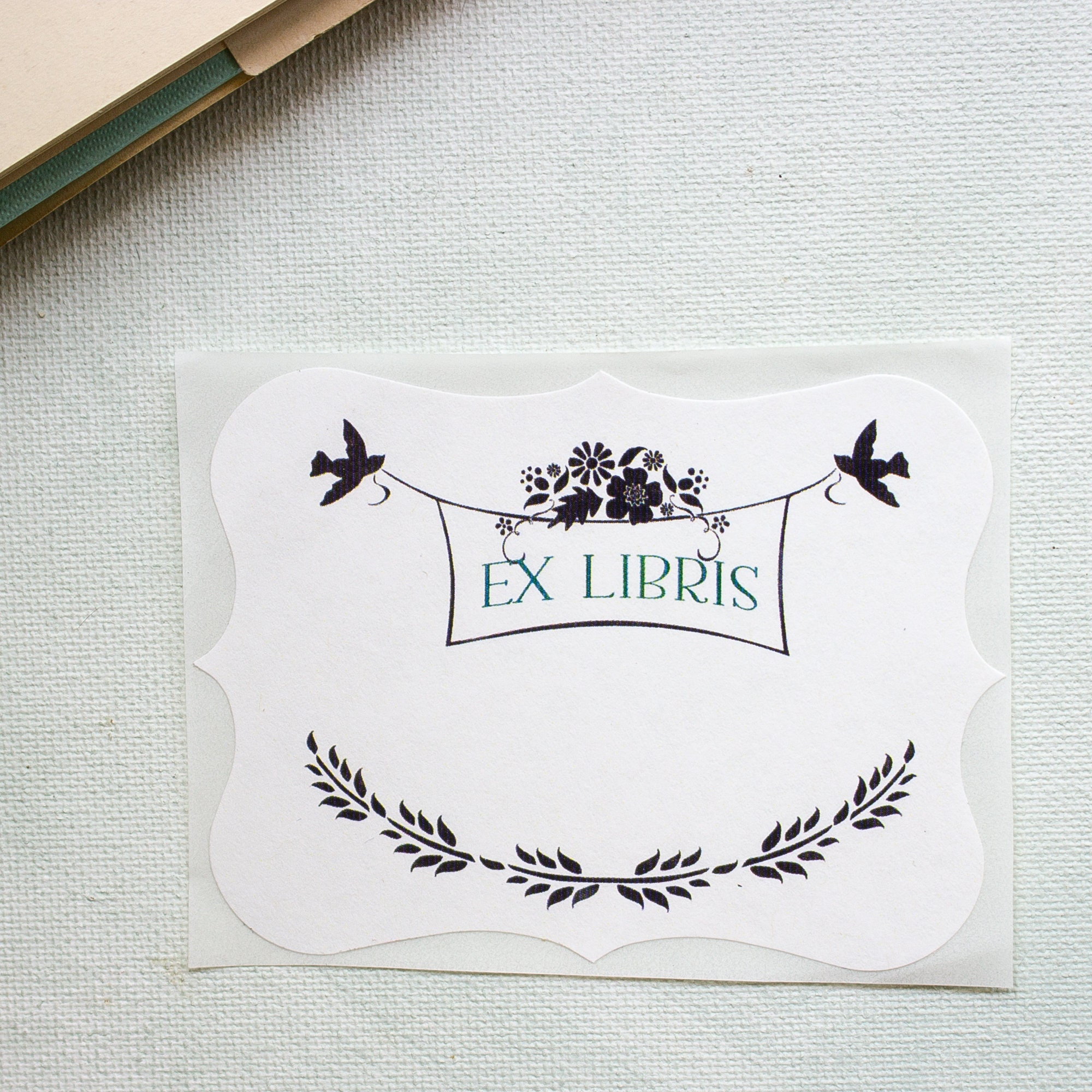 Bird Bookplates Personalized Book Plates Ex Libris - Etsy UK