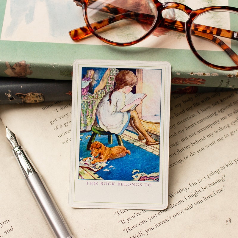 Book Name Plate - Etsy