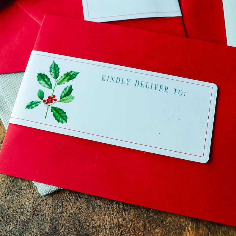 Literary Christmas Card Set: Vintage Holly, William Robert Spencer ...