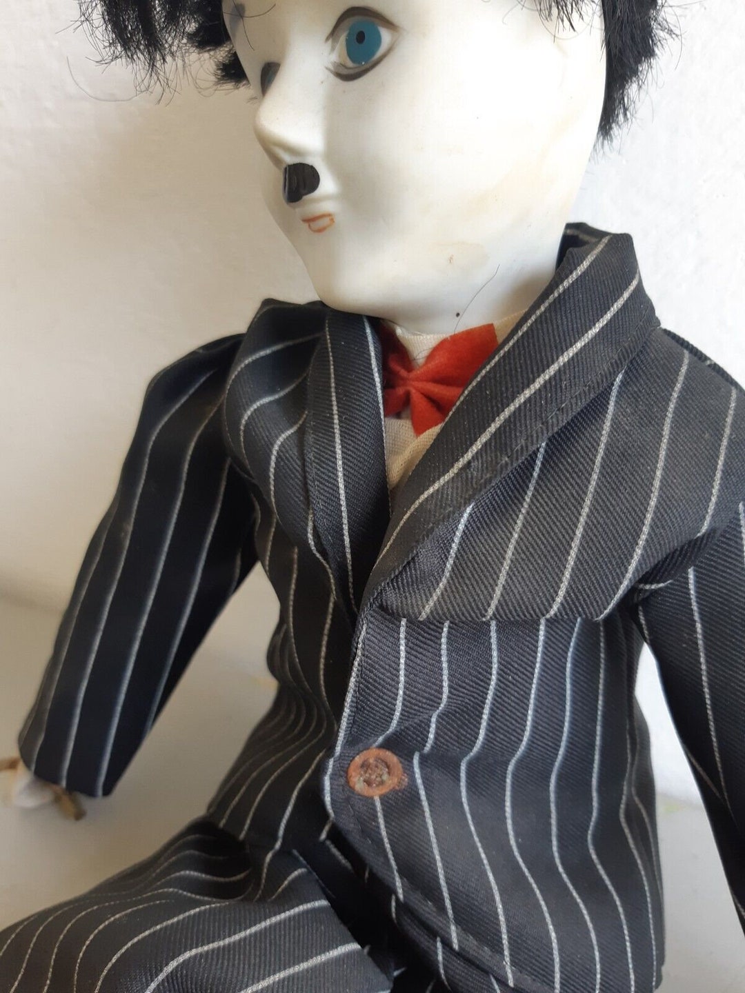 Antique Charlie Chaplin Doll Porcelain Doll Vintage Chaplin Charlie - Etsy