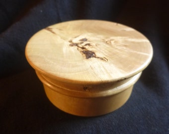 Bocote and Holly Turned Box - Etsy