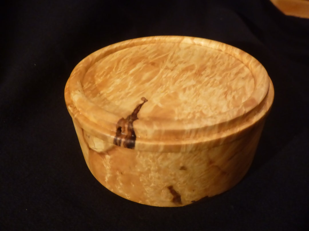 Box Elder Burl Flat Top Box - Etsy