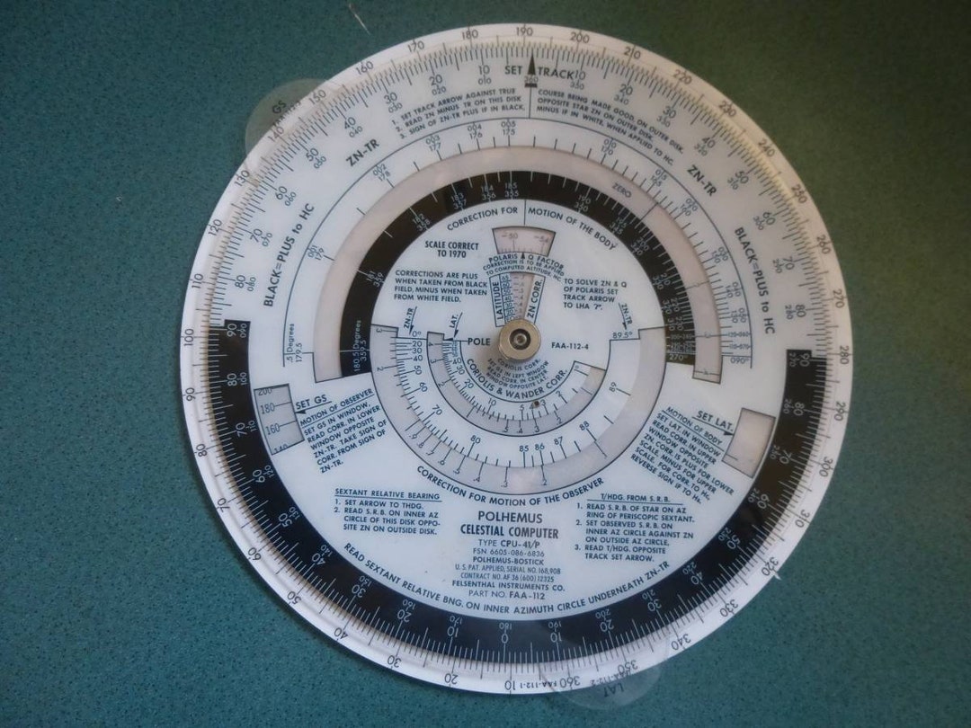 Vintage Polhemus Celestial Computer Air Navigation CPU-41/P by ...