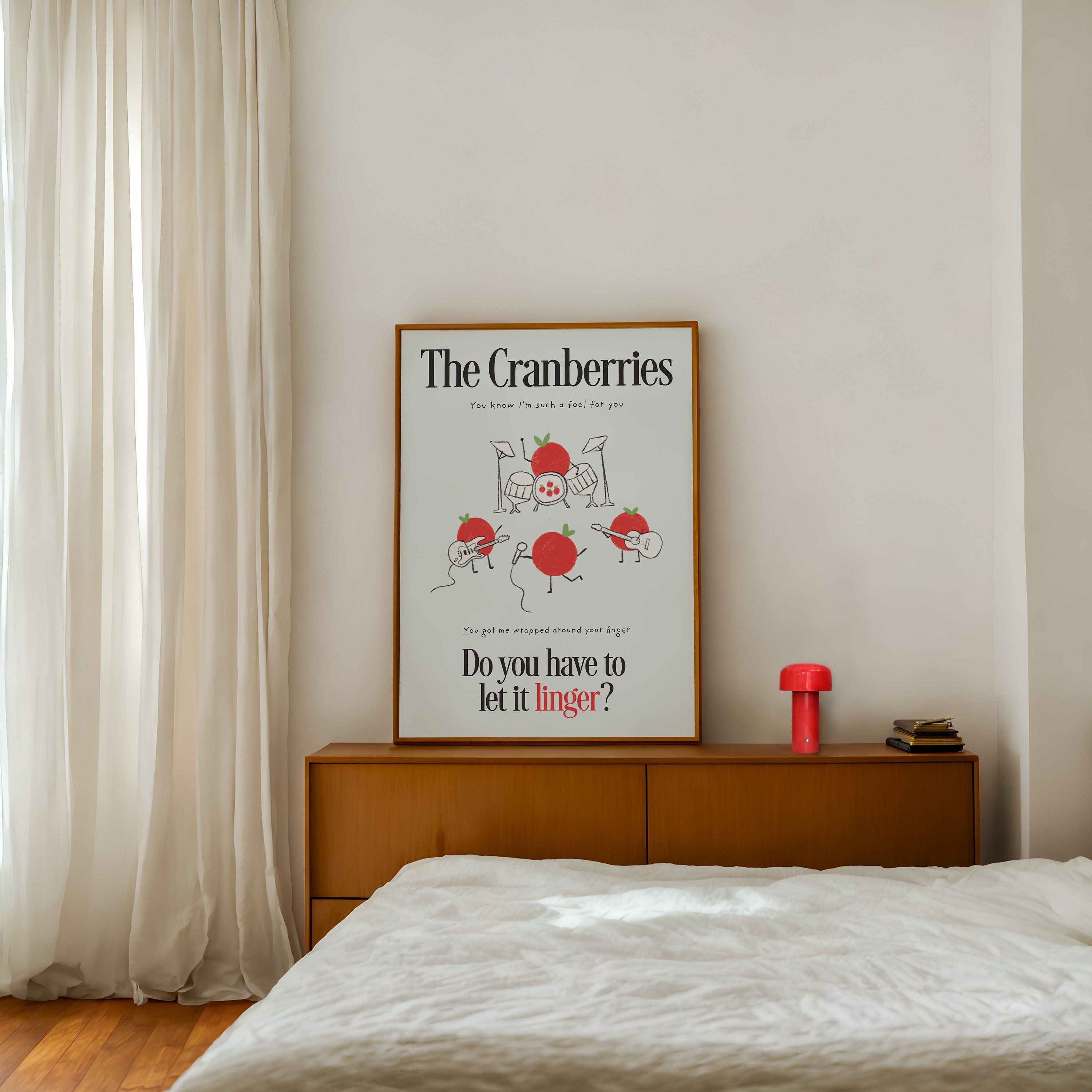 Do You Have to Let It Linger? the Cranberries Band Poster | Digital Art ...