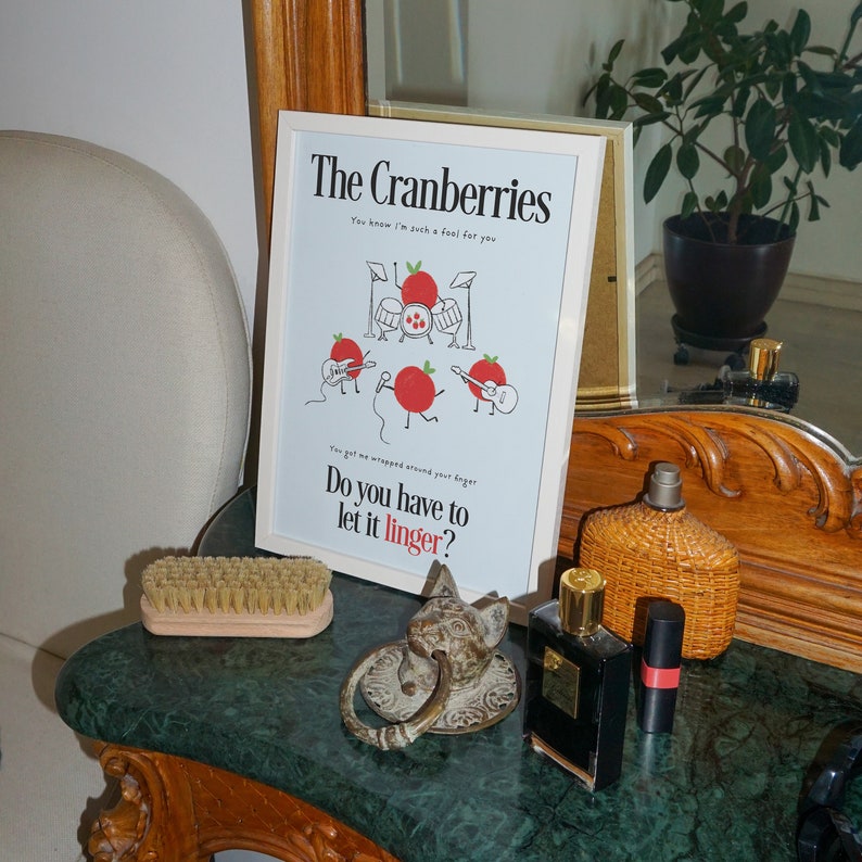 Do You Have to Let It Linger? the Cranberries Band Poster | Digital Art ...