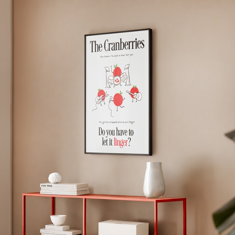 Do You Have to Let It Linger? the Cranberries Band Poster | Digital Art ...