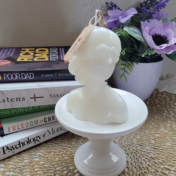 Blind Folded Lady Candle - Etsy