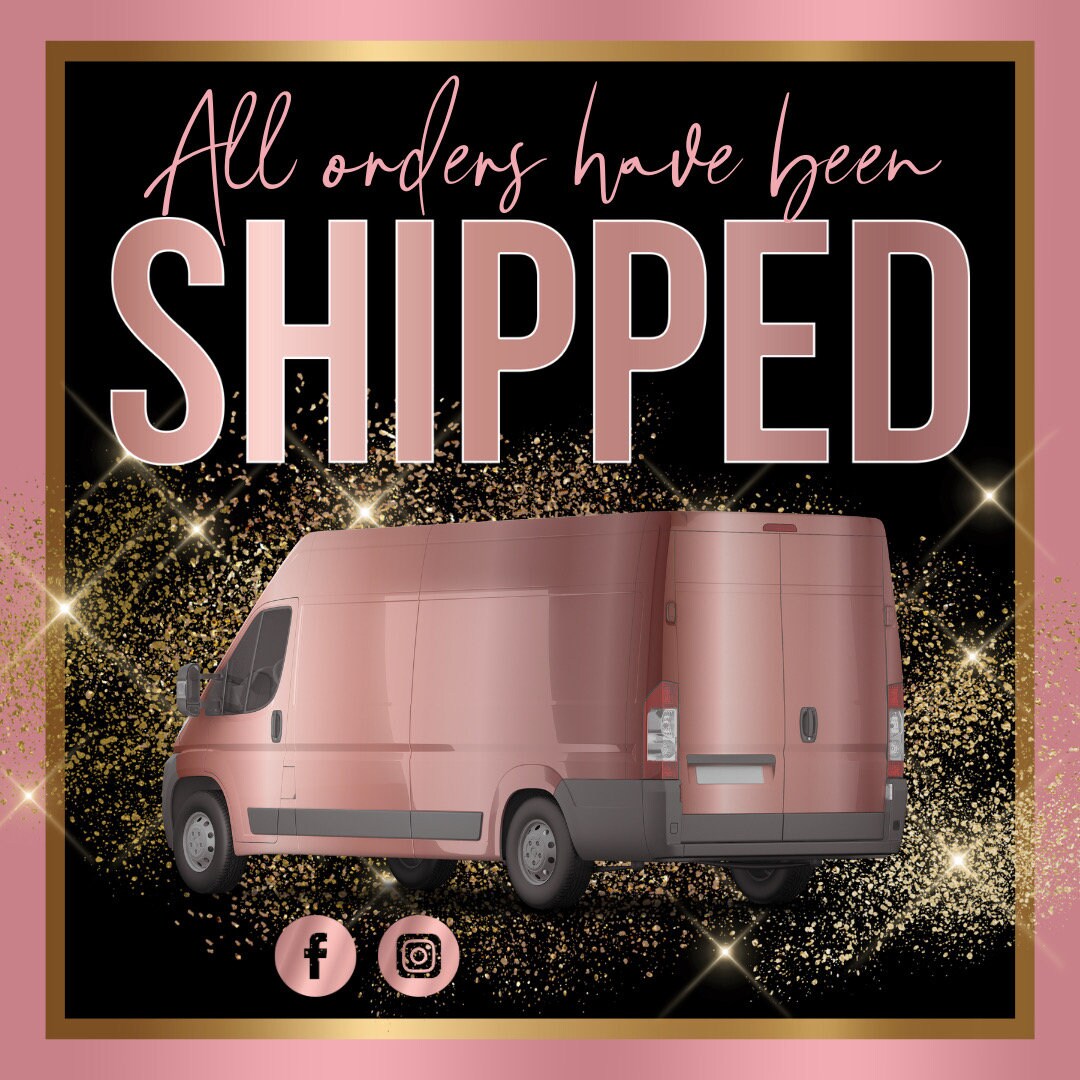 Orders Have Shipped Flyer Customizable Template Instant Download - Etsy