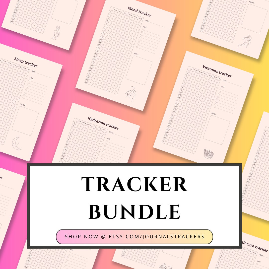 Printable Daily Mood Tracker Bundle to Understand Which Daily Habits ...