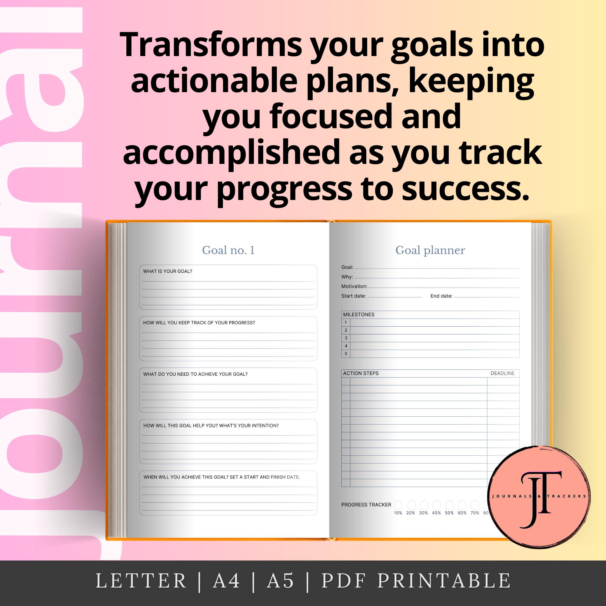 Wellness Journal Printable PDF to Practice Self Reflection, Gratitude ...