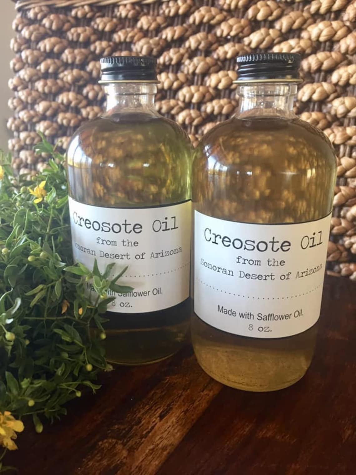 Creosote Oil 8 Ounce Glass Bottle Greasewood Chaparral Oil - Etsy