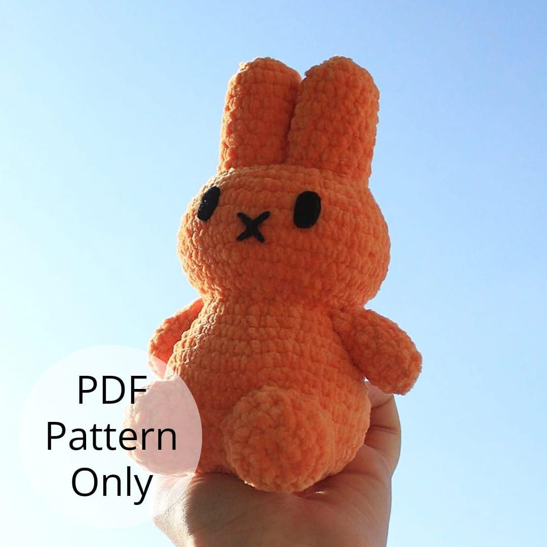 Low-sew Miffy Crochet Pattern - Etsy