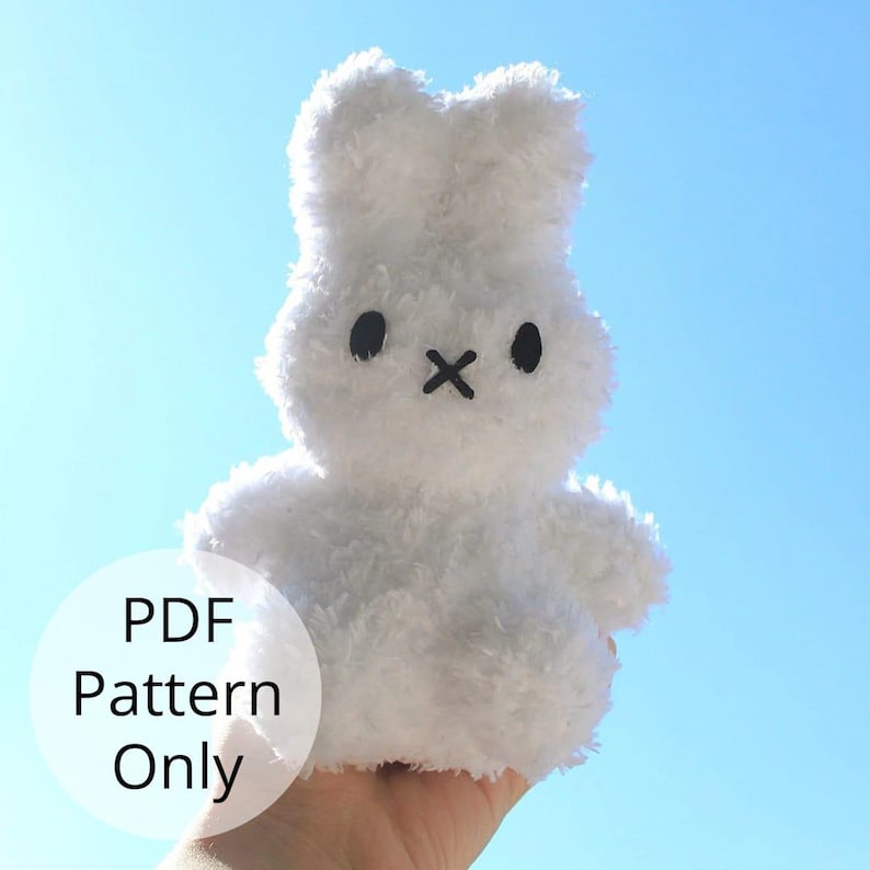 Low-sew Miffy Crochet Pattern - Etsy