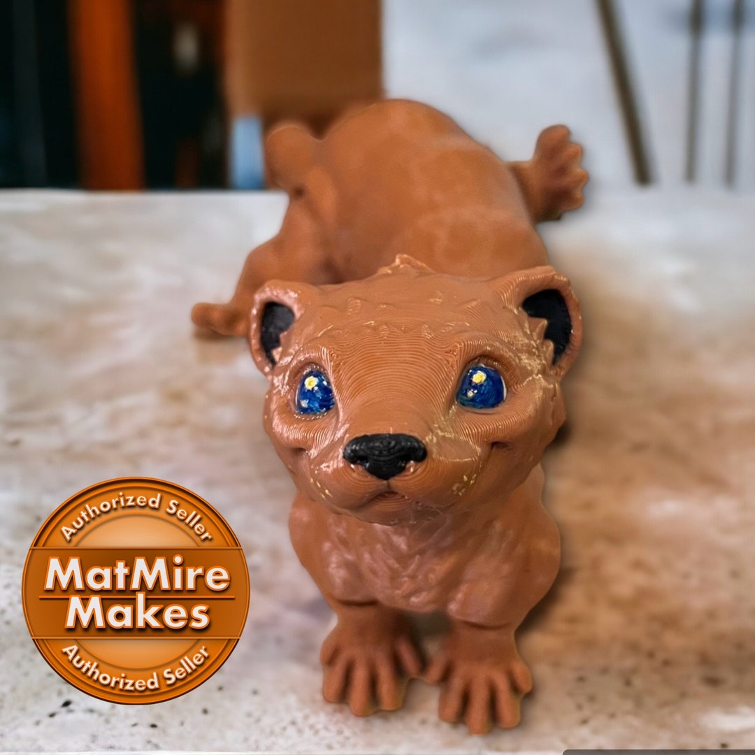 Desktop Flexi Ferret Friend Perfect ADHD Fidget Articulated - Etsy