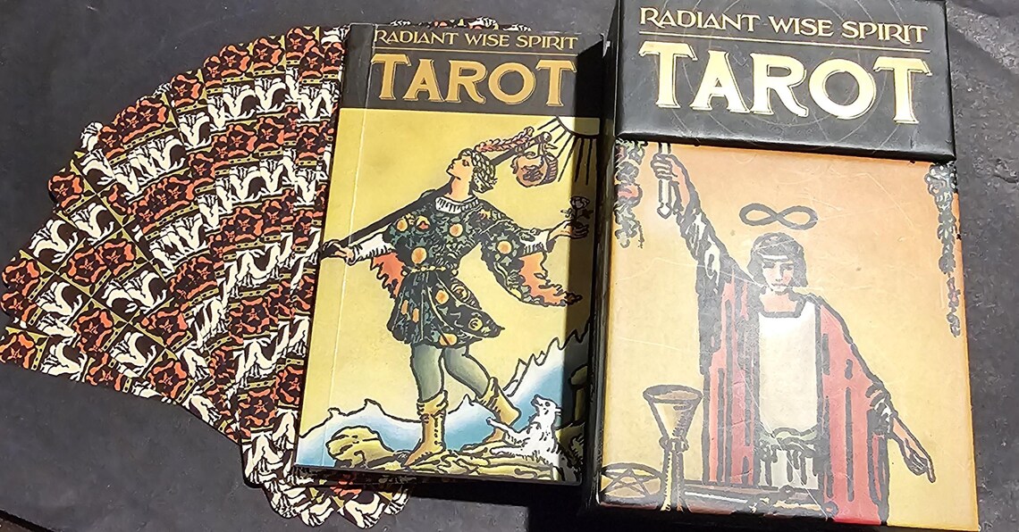 Radiant Wise Spirit Tarot Deck – Enhanced Rider-waite Imagery Includes ...