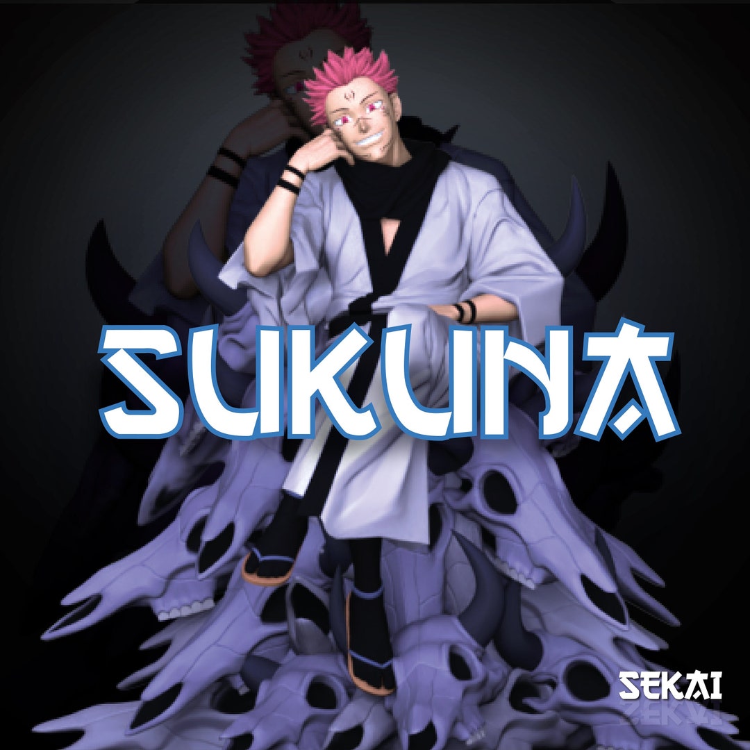 Sukuna Fan Art Statue/bust Anime Manga 3D Print Garage Kit Fan Art by ...