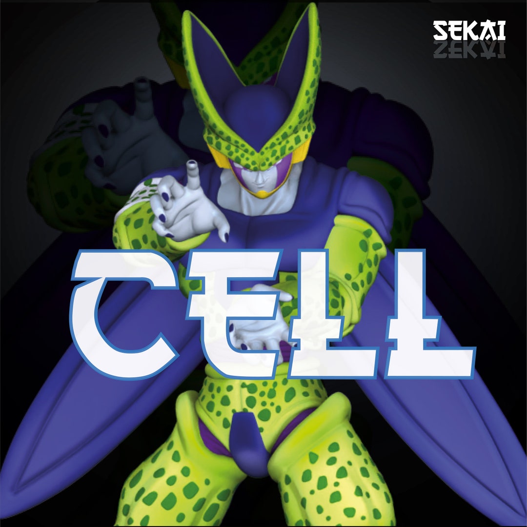 Dragon Ball Z Perfect Cell Statue/bust Anime Manga 3D Print Garage Kit ...