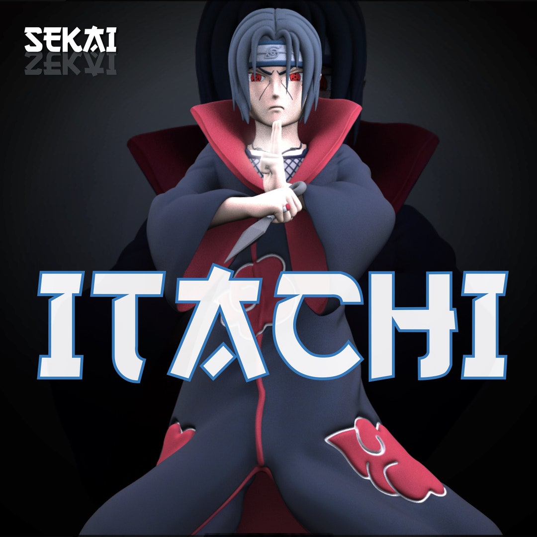 Naruto Shippuden Itachi Statue/bust Anime Manga 3D Print Garage Kit Fan ...