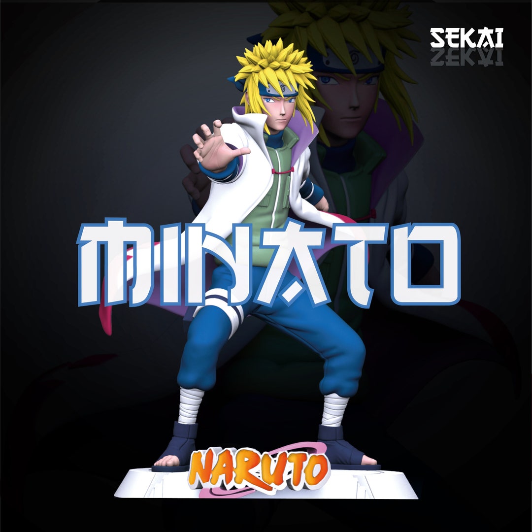 Naruto Minato Namikaze Statue/bust Anime Manga 3D Print Garage Kit Fan ...