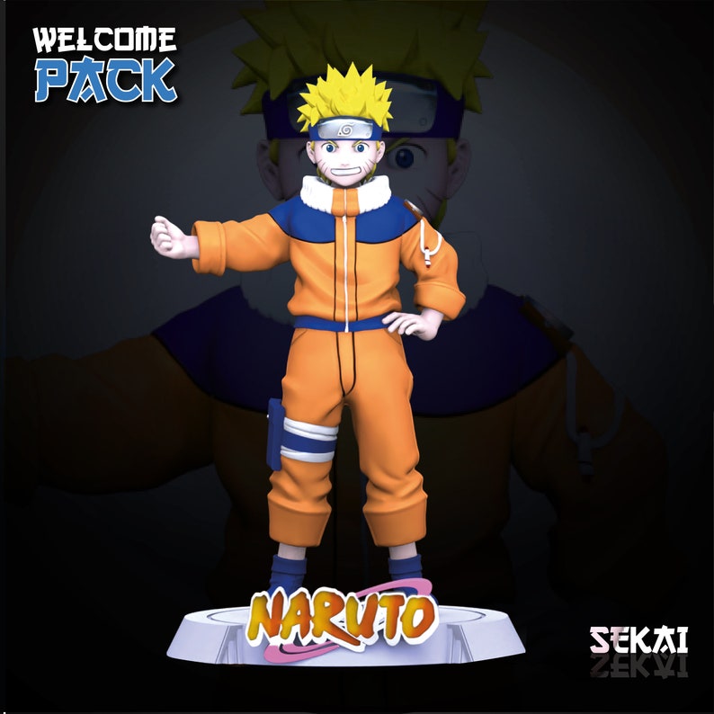 Naruto Naruto Statue/bust Anime Manga 3D Print Garage Kit Fan Art by ...