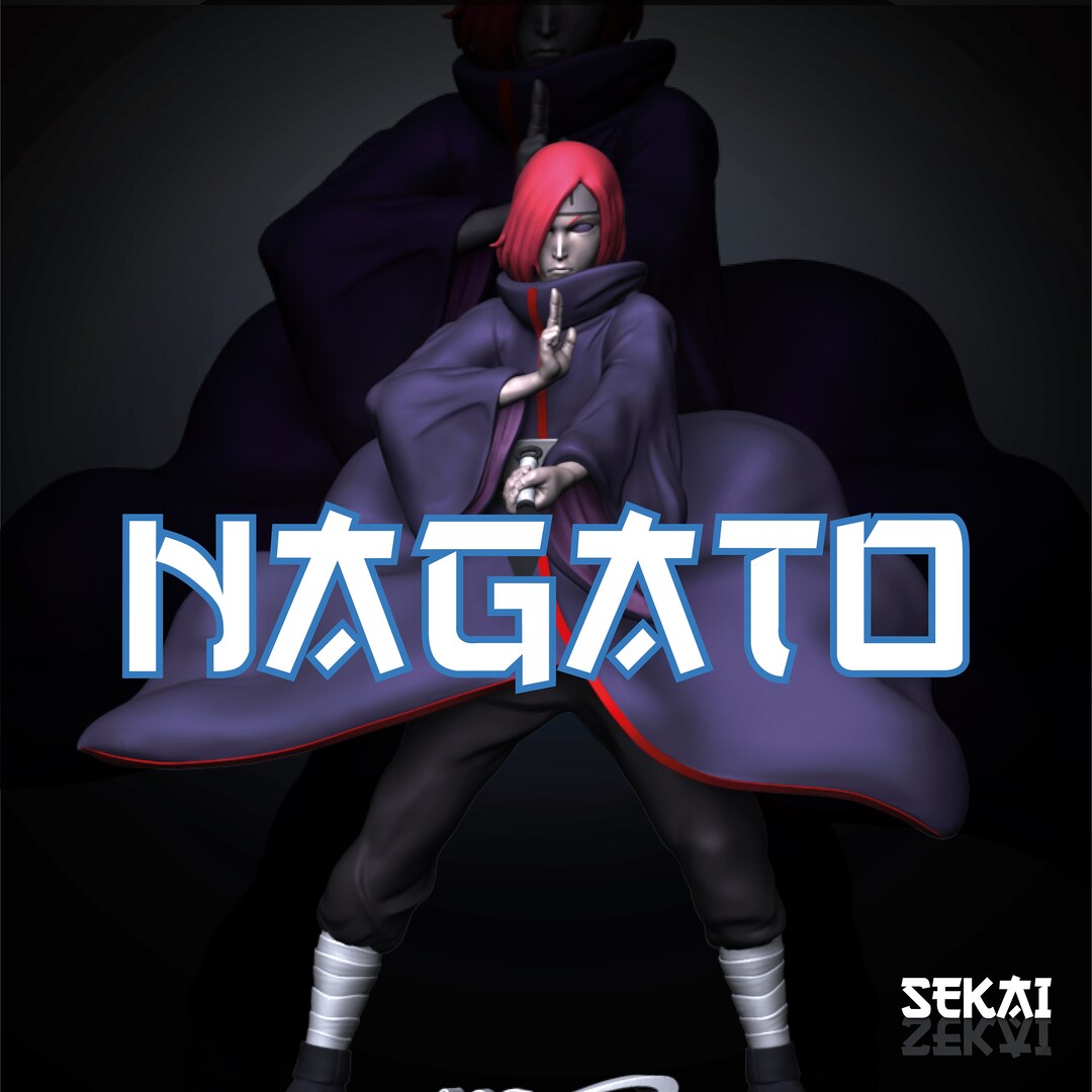 Naruto Shippuden Nagato Uzumaki Statue/bust Anime Manga 3D Print Garage ...