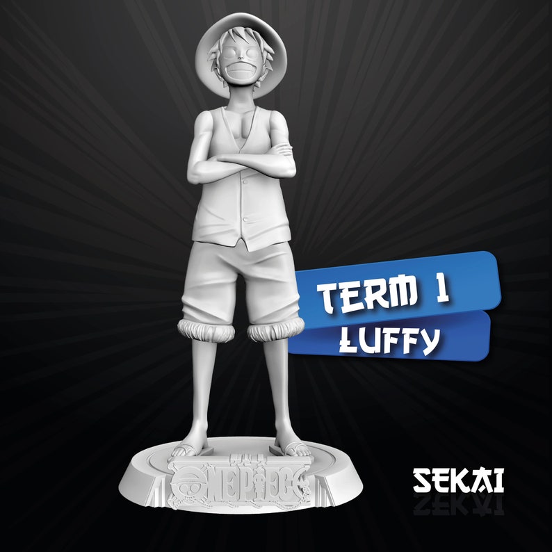 One Piece Monkey D. Luffy Statue/bust Anime Manga 3D Print Garage Kit ...