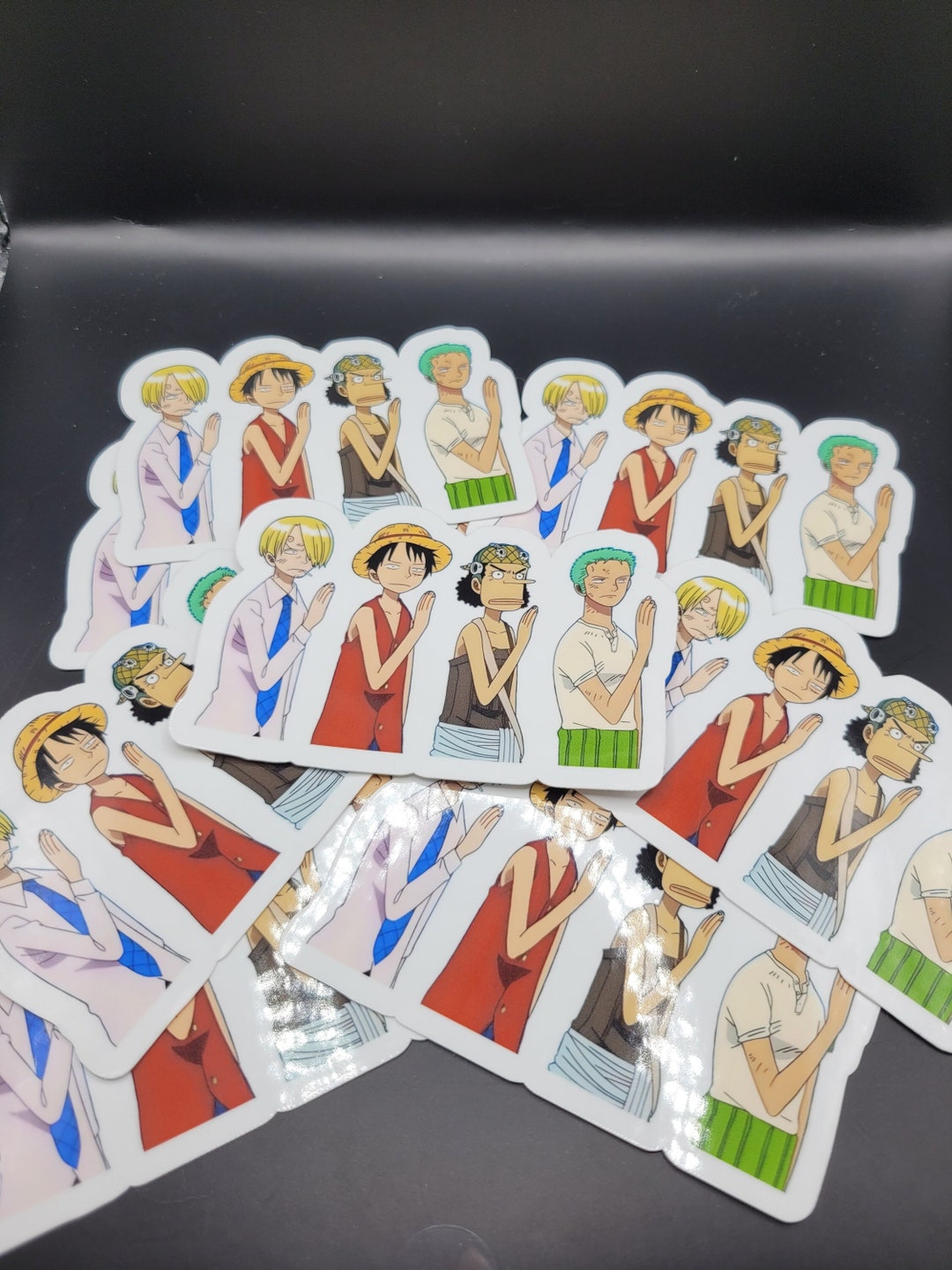 Luffy Usopp Sanji Zoro One Piece Funny Anime Sticker Anime Sticker for ...