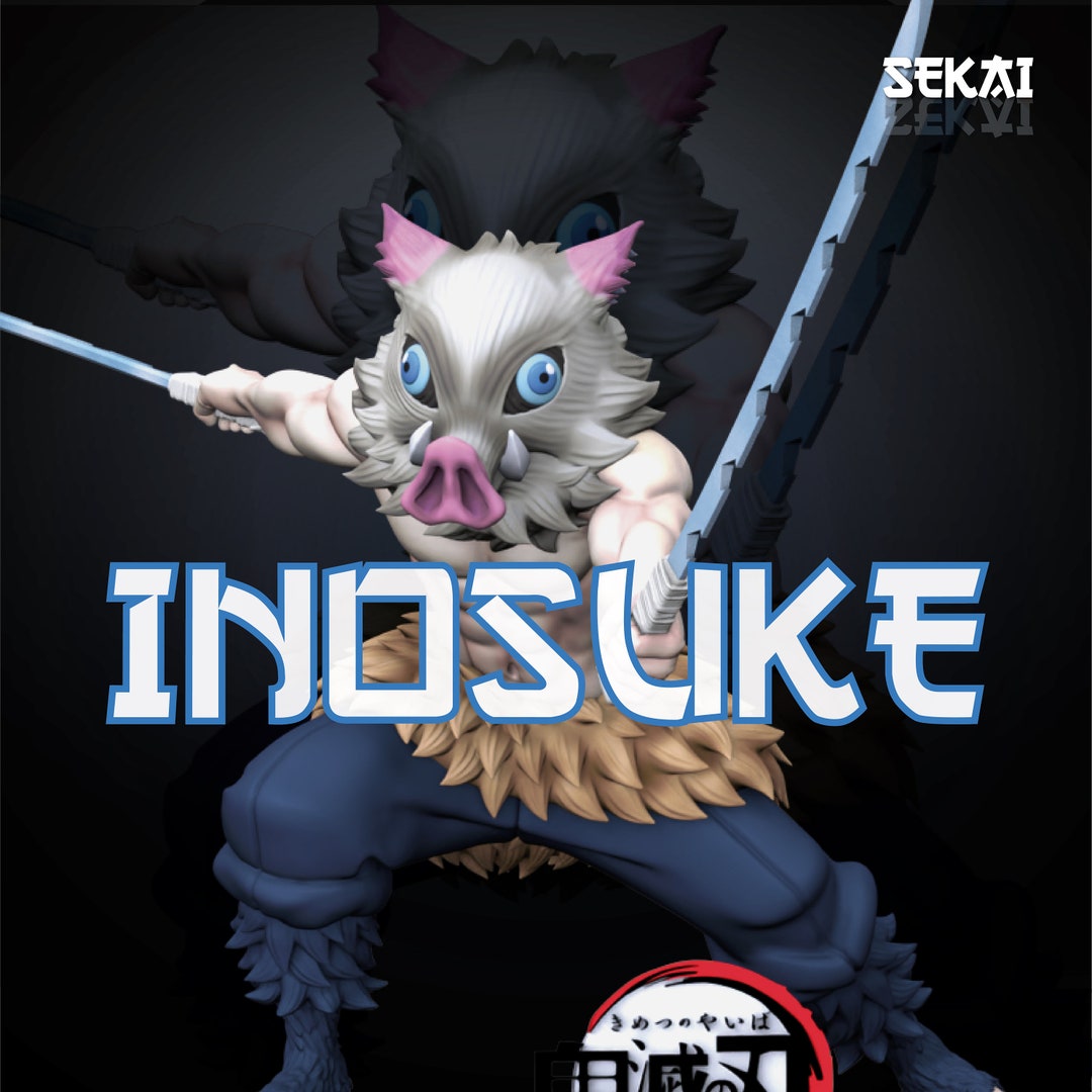 Demon Slayer Inosuke Hashibira Statue/bust 3D Print Easy Garage Kit Fan ...
