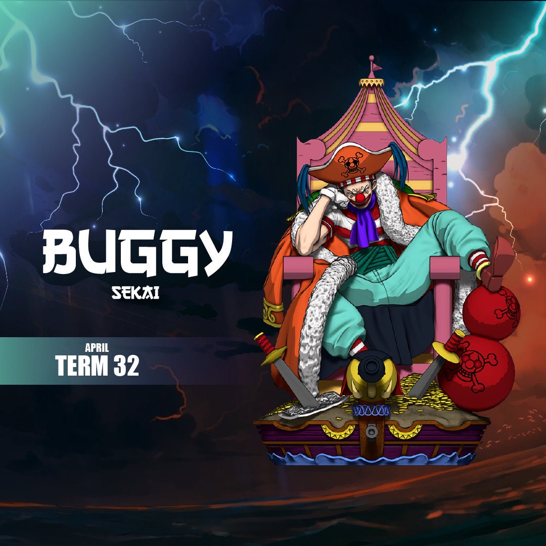 One Piece Buggy Statue/bust Anime Manga 3D Print Garage Kit Fan Art by ...