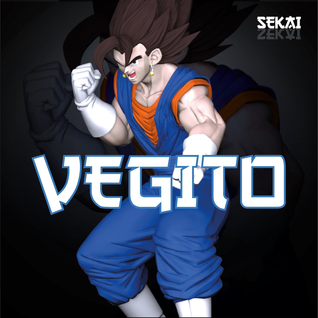 Dragon Ball Z Vegito Statue/bust Anime Manga 3D Print Garage Kit Fan ...