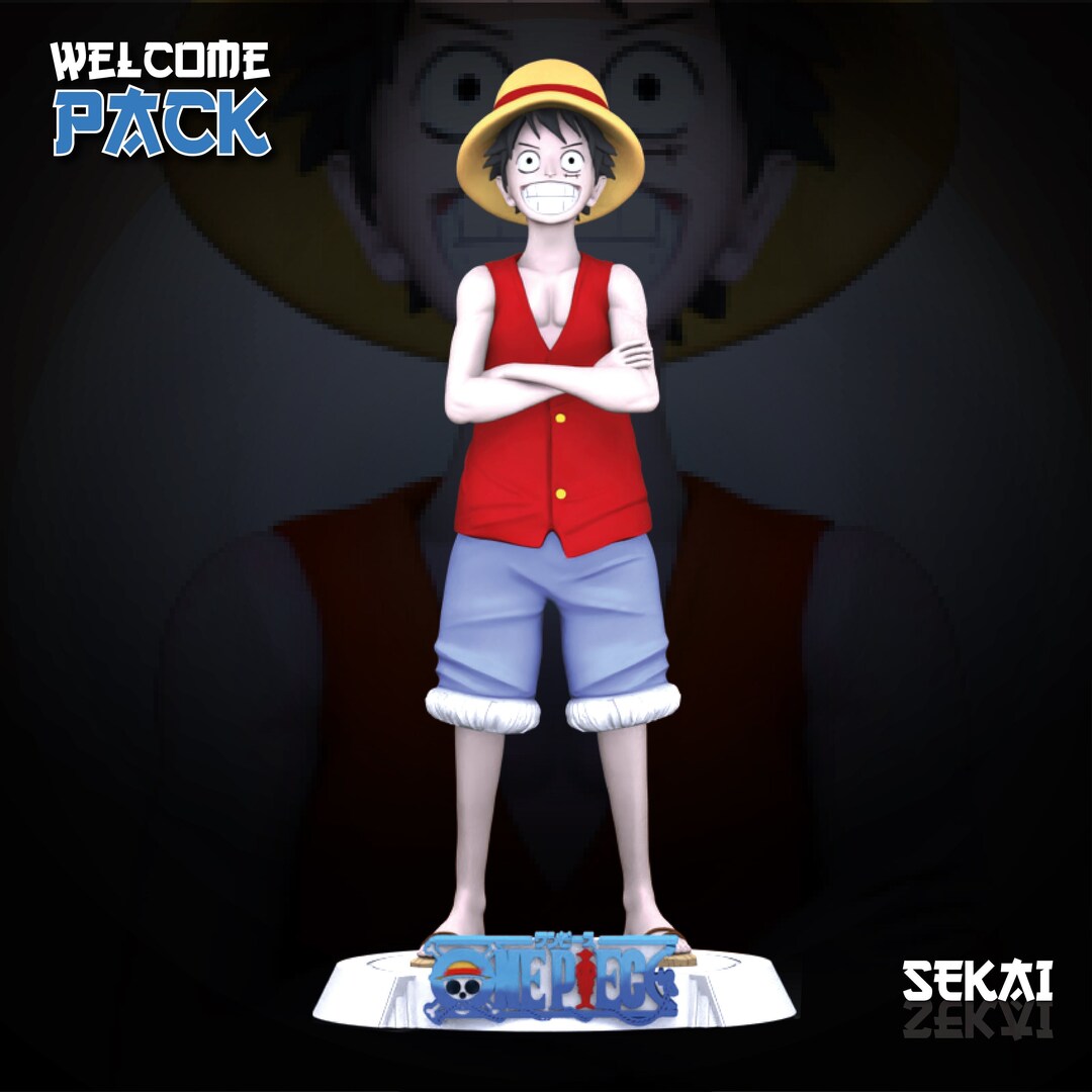 One Piece Monkey D. Luffy Statue/bust Anime Manga 3D Print Garage Kit ...