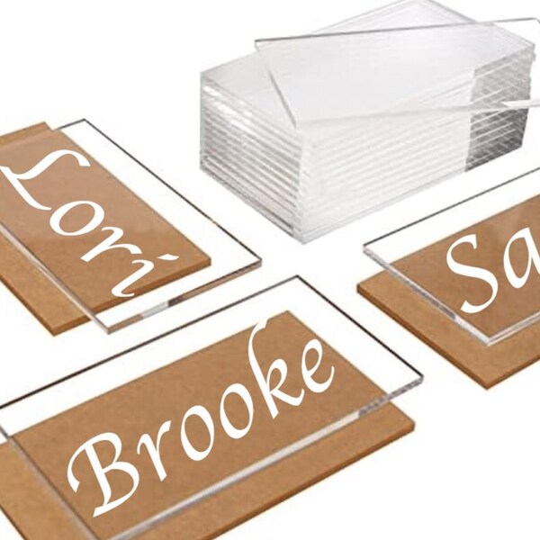 Acrylic Name Tags - Etsy