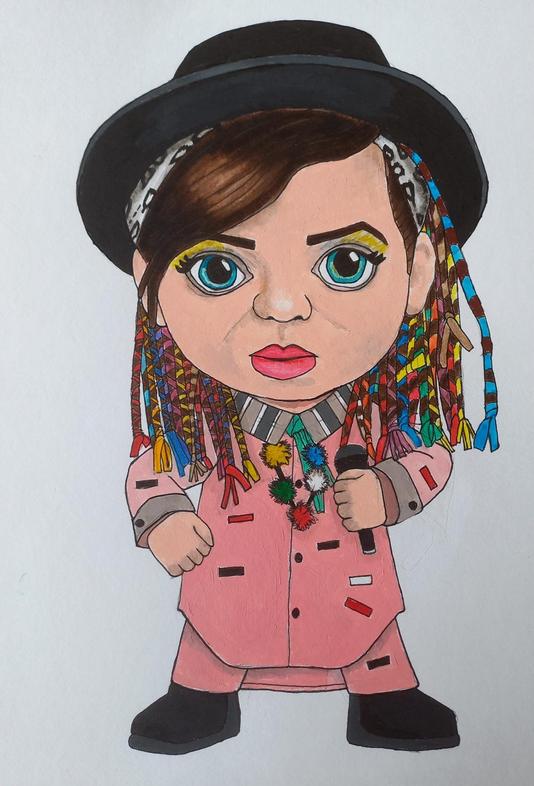 Little Boy George Original Pencil Drawing Portrait Fine Art - Etsy