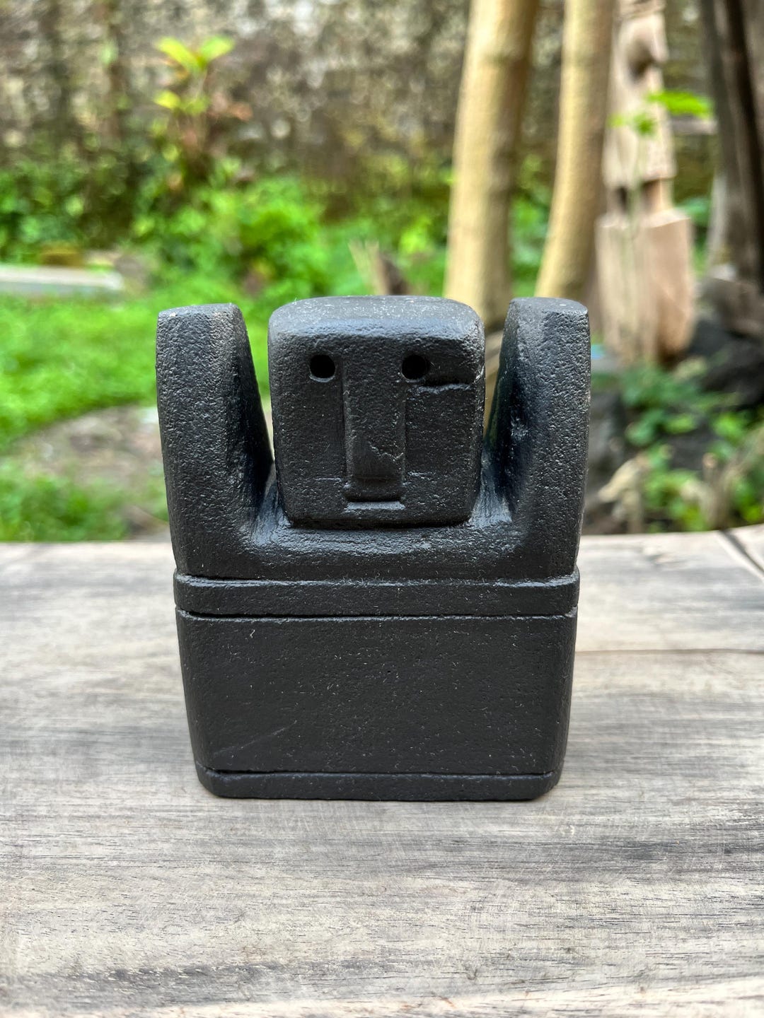Hand-carved Limestone Timor Statue: Tribal Home Decor Accent, Gift for ...