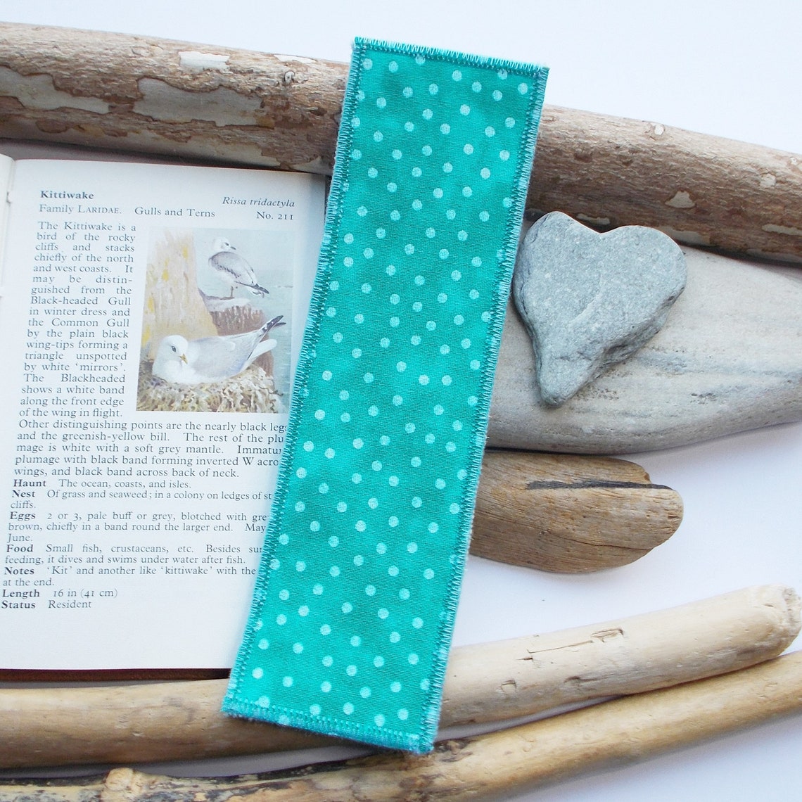 Felt Seascape Bookmark With Sparkling Waves and Gulls. - Etsy
